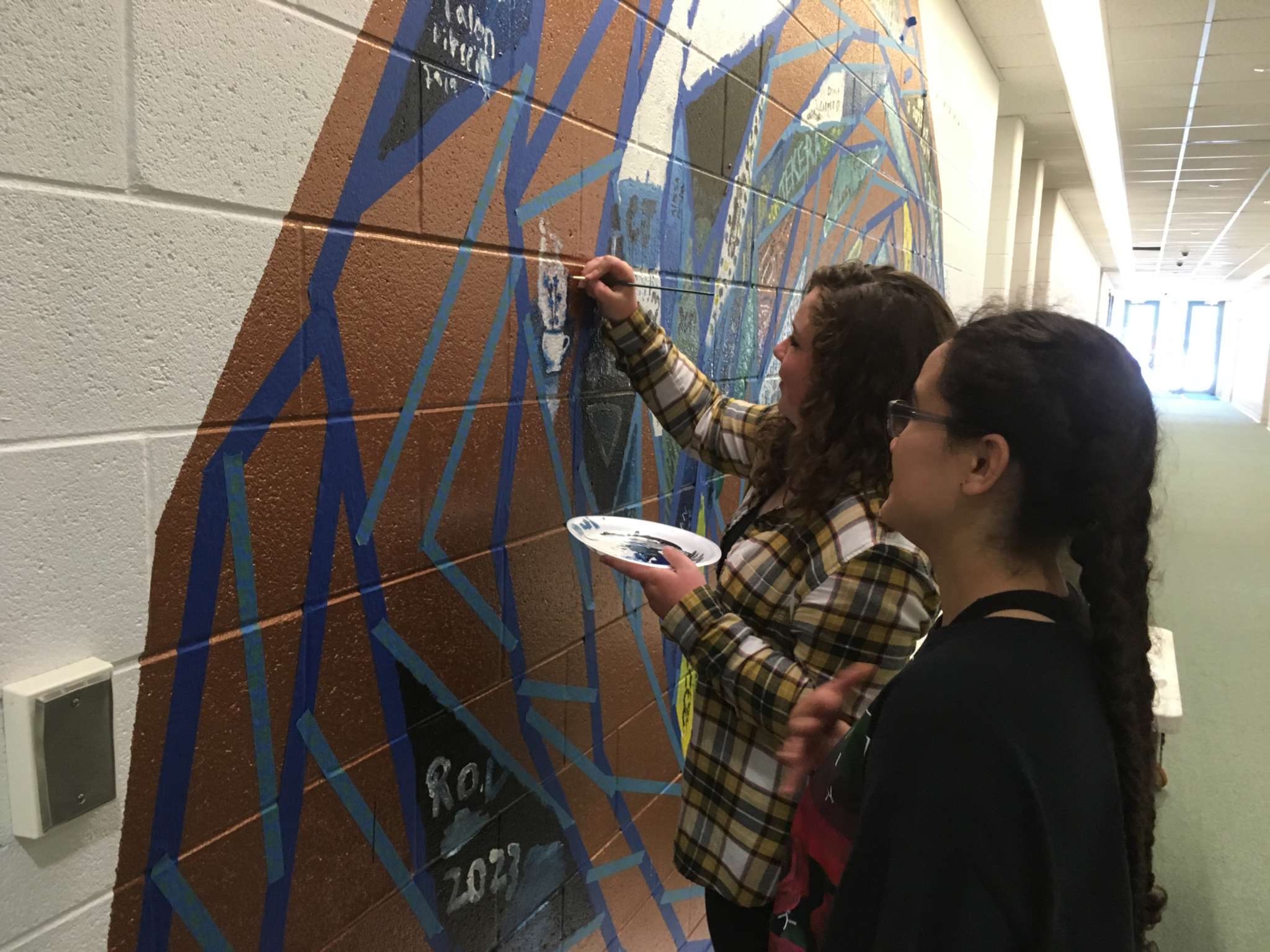 Baseline 8th grade Legacy Mural - Foundry Hall